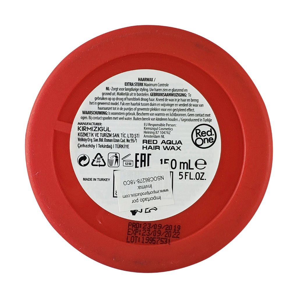 Cera Red One Roja Red Aqua Hair Gel Wax - Contra-entrega 🇨🇴