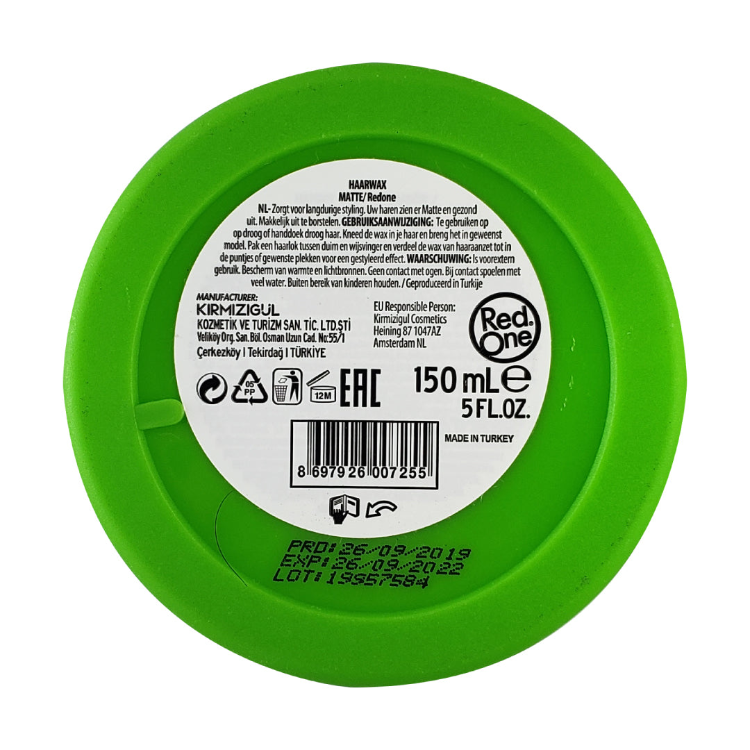 Cera Red One Verde Green Matte Hair Wax – El Mero Macho